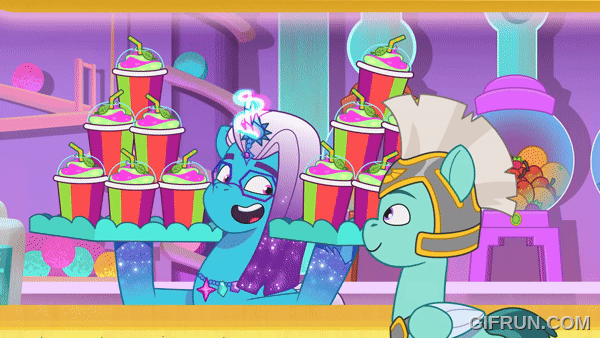 #3426620 - safe, screencap, comet (g5), thunder flap, auroricorn ...