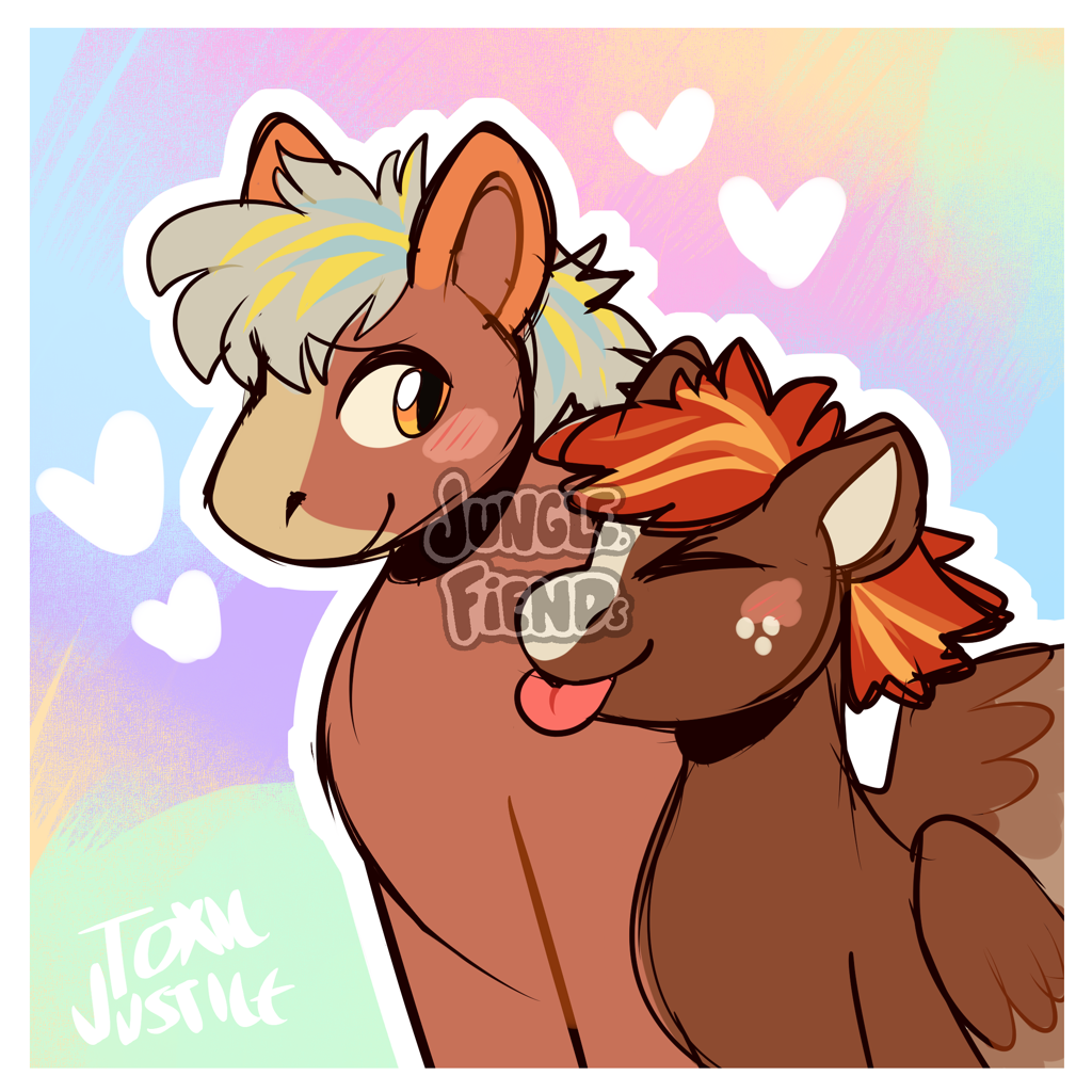#3427776 - safe, artist:junglefiend, oc, oc:maple fire, horse, pegasus ...