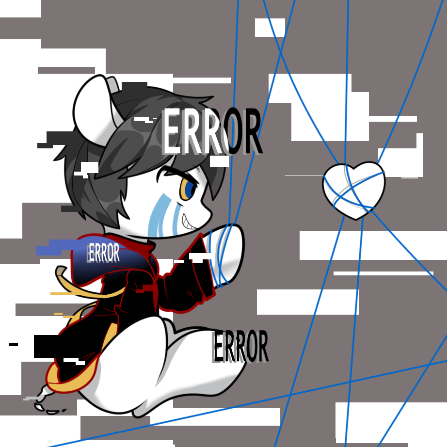 #3428339 - safe, artist:alus, pony, abstract background, error sans ...