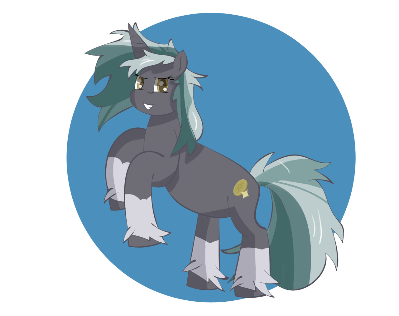 #3414062 - safe, artist:redfire-pony, oc, oc only, oc:cunning coin ...