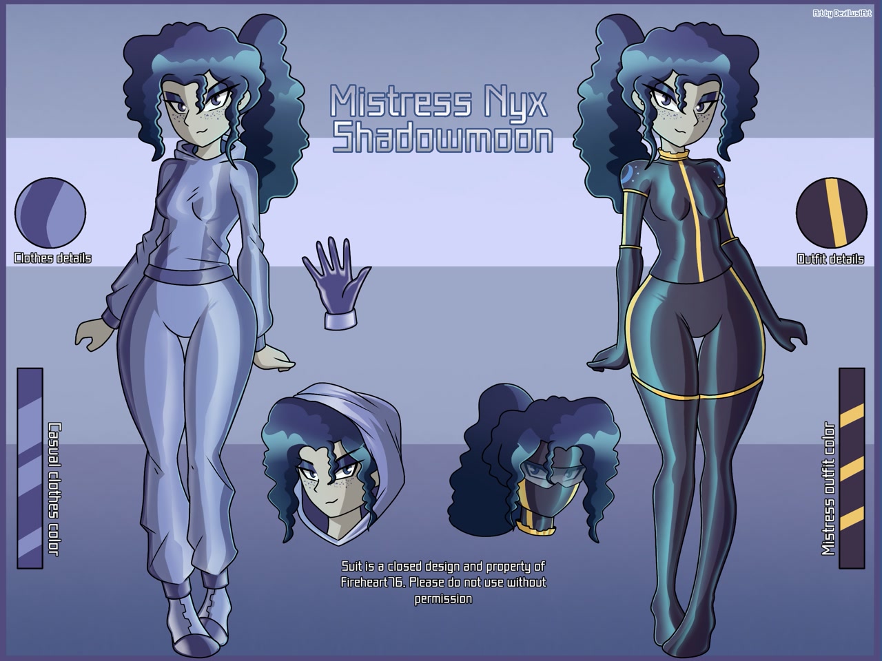 #3414824 - safe, artist:devillustart, oc, oc:nyx shadowmoon, human, equestria girls, g4 ...