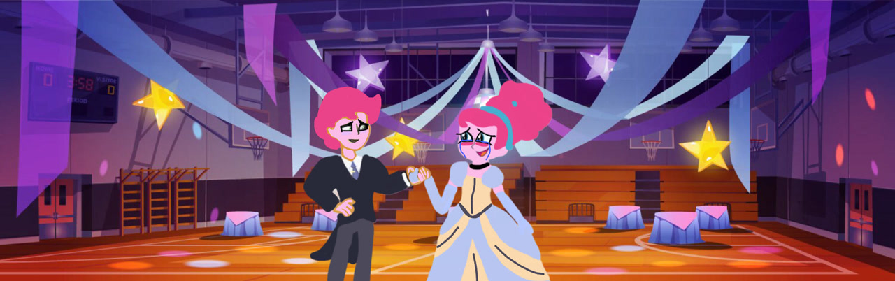 #3416607 - safe, artist:iamscar2017, pinkie pie, oc, oc:bubble berry ...