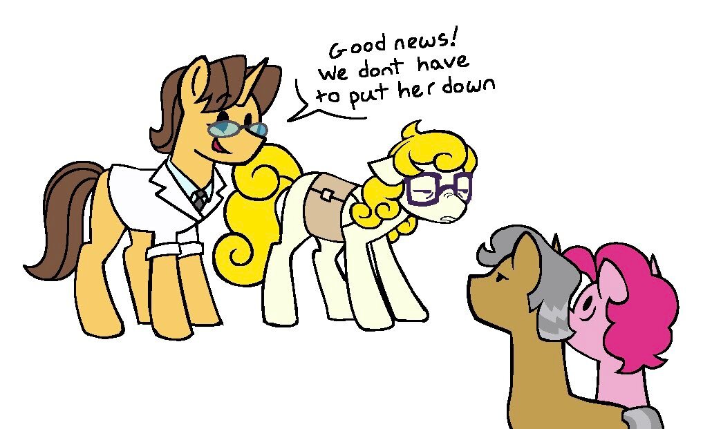 #3417941 - safe, artist:partyponypower, doctor horse, doctor stable ...