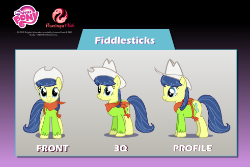 #3439565 - safe, artist:evilbob0, fiddlesticks, earth pony, pony, g4 ...