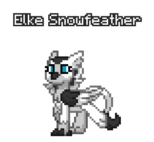 #3440273 - safe, artist:veprem, oc, oc:elke snowfeather, griffon, pony ...