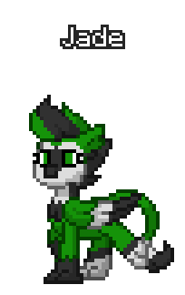 #3440911 - safe, artist:veprem, oc, oc only, oc:jade, griffon, pony ...