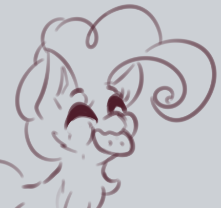 #3444195 - safe, artist:trufzn, pinkie pie, earth pony, pony, bust ...