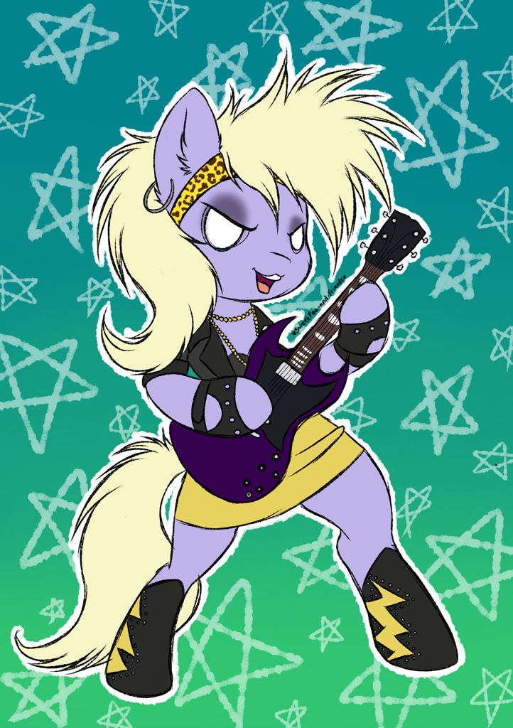 #3444574 - safe, artist:sweetpea-and-friends, power chord, earth pony ...