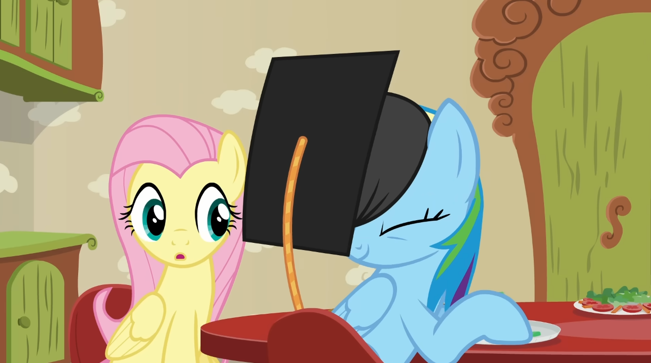 #3444826 - safe, screencap, fluttershy, rainbow dash, flutter brutter ...