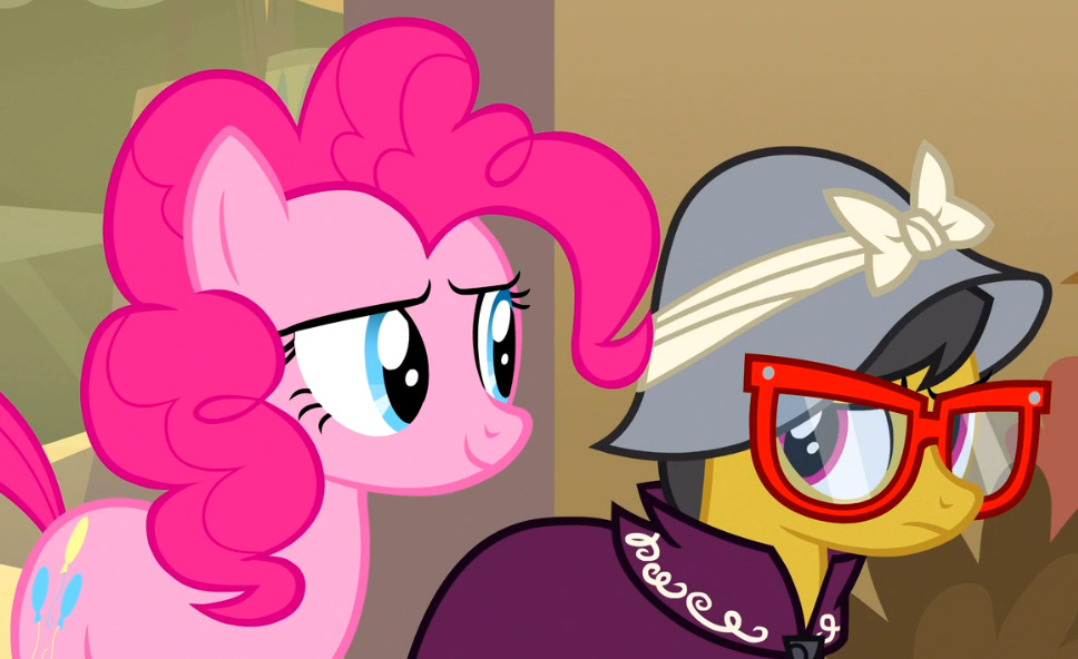 #3447931 - safe, screencap, a.k. yearling, daring do, pinkie pie, pony ...