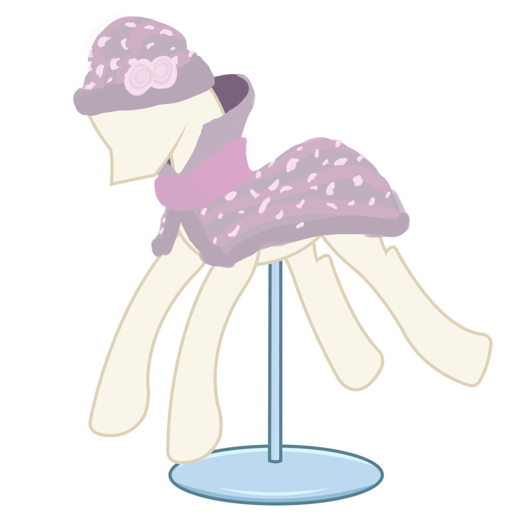 #3448931 - safe, artist:anonymous, edit, g4, clothes, coat, fashion ...