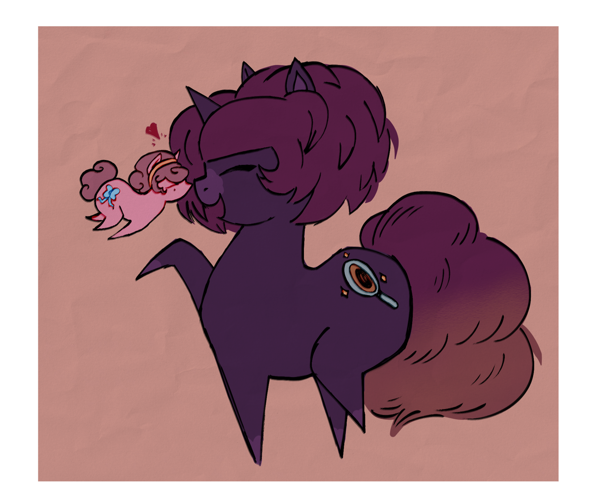 #3449289 - safe, oc, oc only, earth pony, pony, unicorn, boop, earth ...