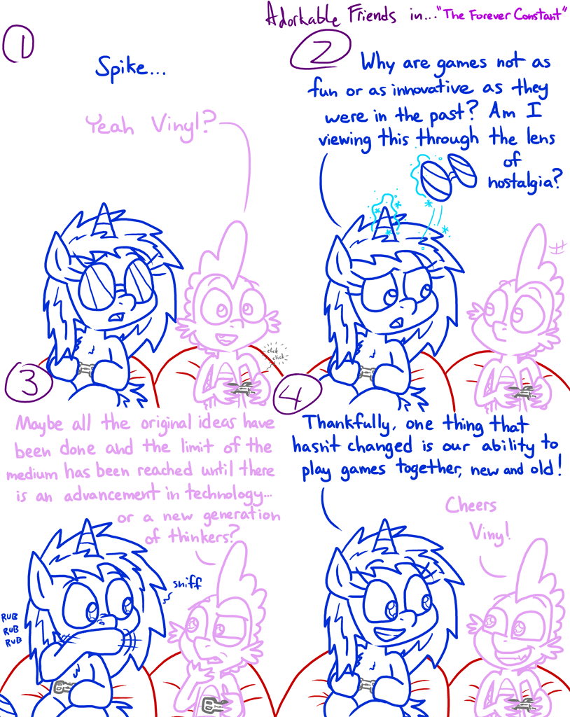 #3449394 - safe, artist:adorkabletwilightandfriends, dj pon-3, spike ...