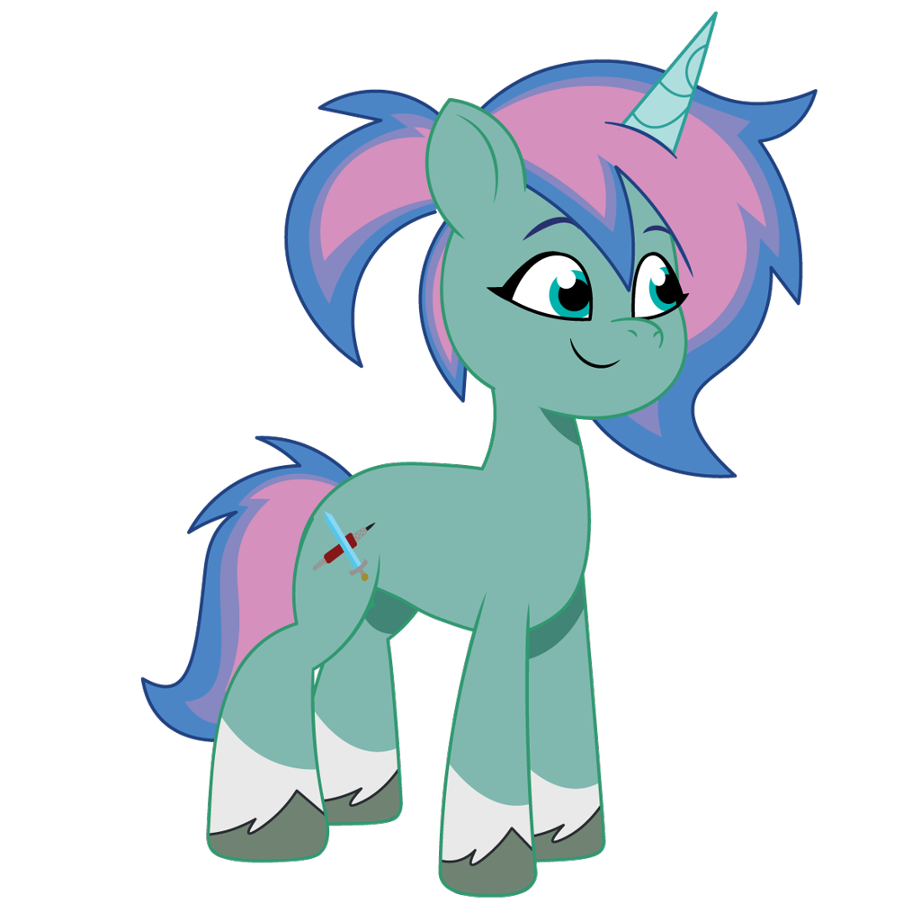 #3449553 - safe, alternate version, artist:prixy05, oc, oc only, oc:crystal blade, pony, unicorn ...