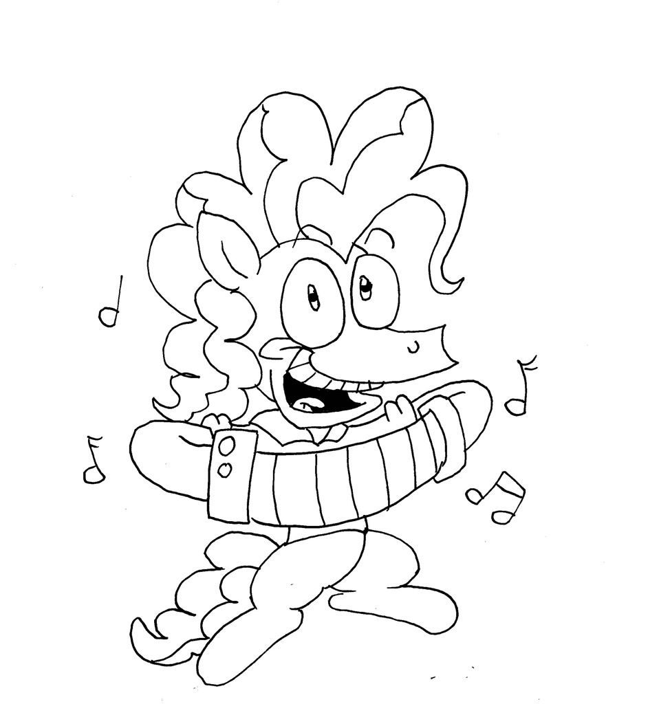 #3451363 - safe, artist:dragonboi471, cheese sandwich, pony, accordion ...