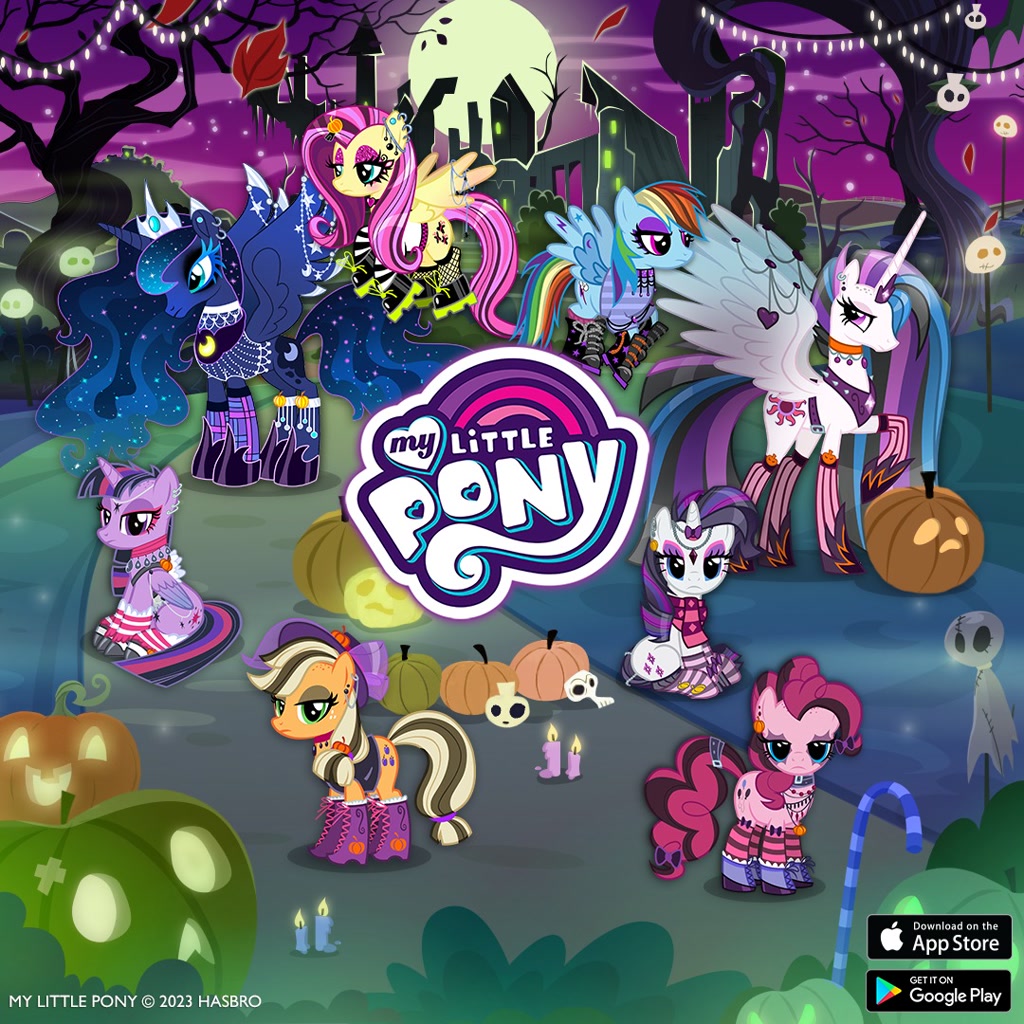 #3452412 - safe, gameloft, applejack, fluttershy, pinkie pie, princess celestia, princess luna ...