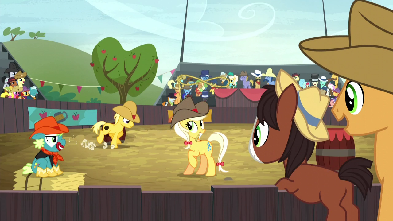 #3452533 - safe, screencap, apple bumpkin, blue saddles, blues, bonnie ...