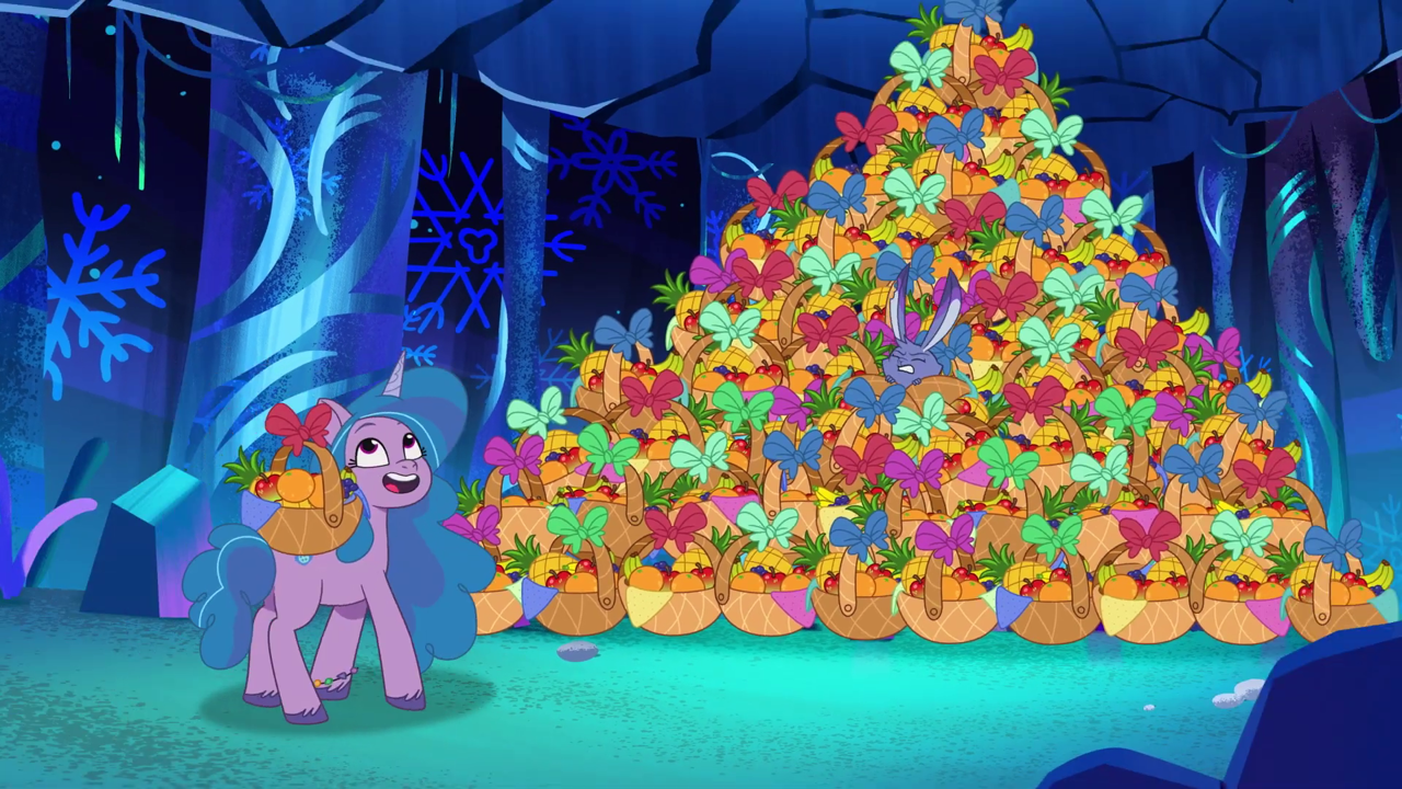 #3436300 - safe, screencap, izzy moonbow, twitch, pony, rabbit, unicorn ...