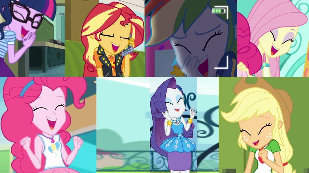 #3436651 - safe, screencap, applejack, fluttershy, pinkie pie, rainbow ...