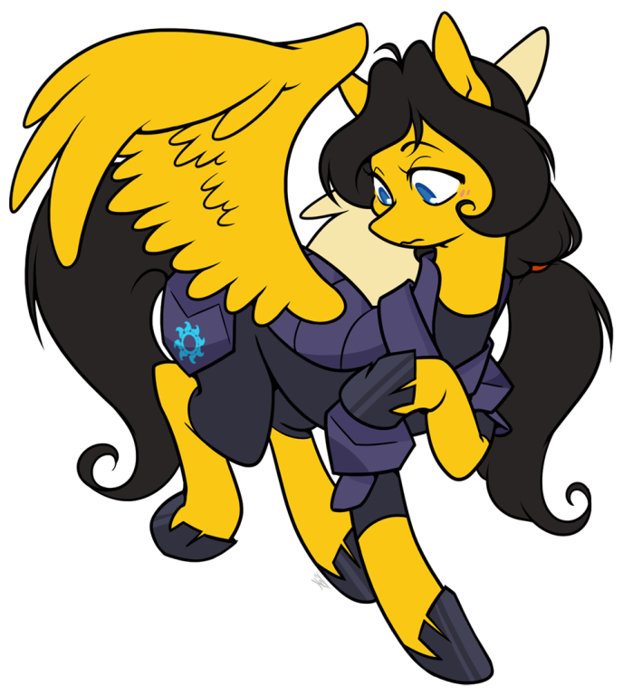 #3437109 - safe, artist:egophiliac, oc, oc only, oc:steelshine, pegasus, pony, armor, pegasus oc ...