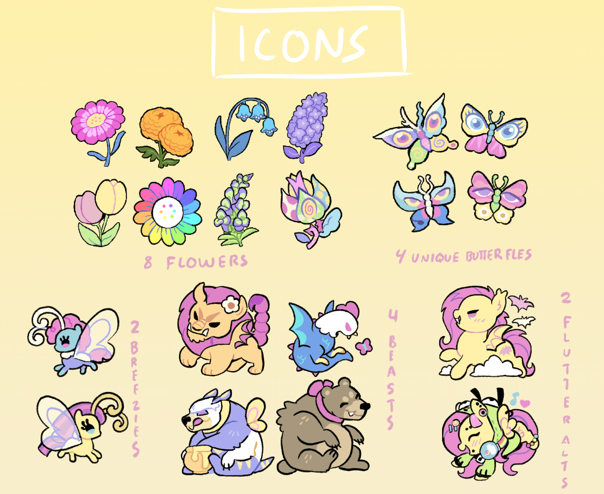 #3438676 - safe, artist:gorjee-art, fluttershy, harry, lake wind, manny ...