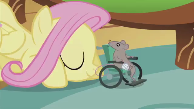 #3518622 - safe, screencap, fluttershy, bird, mouse, pegasus, pony ...