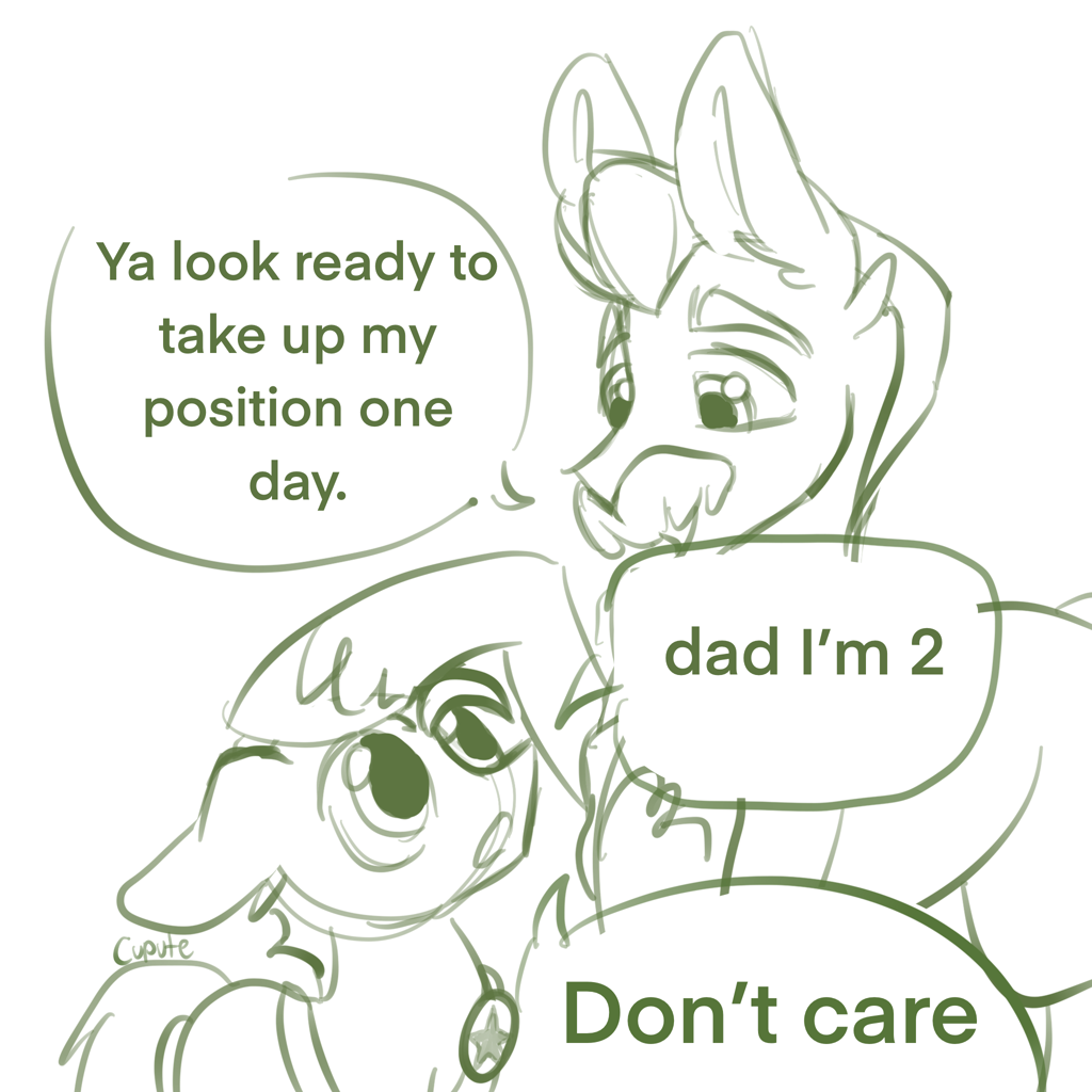 #3524705 - safe, artist:cupute, hitch trailblazer, sheriff hike, earth ...