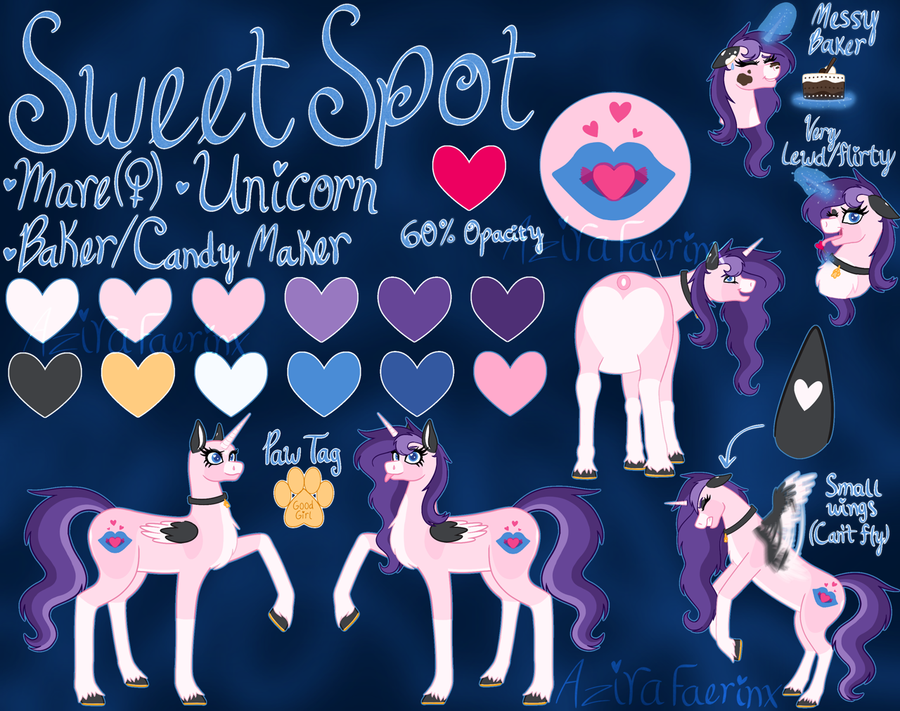 #3525966 - safe, artist:azira faerinx, oc, oc only, oc:sweet spot, pony ...