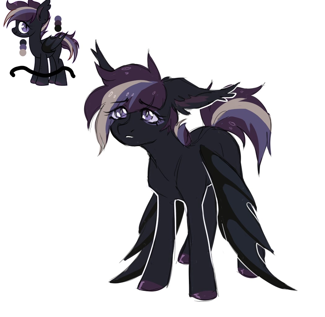 #3526948 - safe, artist:siatikas, oc, oc only, bat pony, pony, ear ...