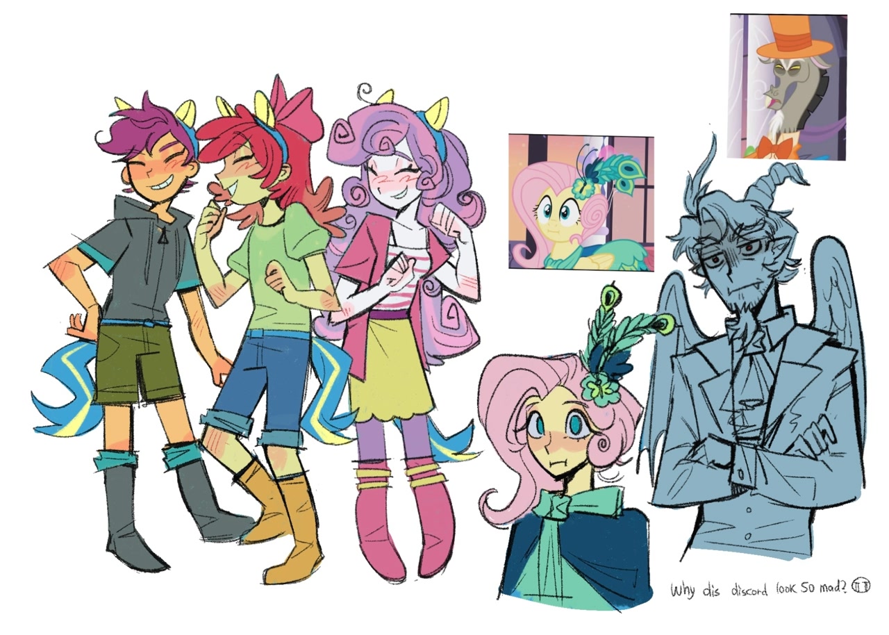 #3529093 - safe, artist:boom175974, artist:cellolikescat, artist:🍄cello🌿, apple bloom, discord ...