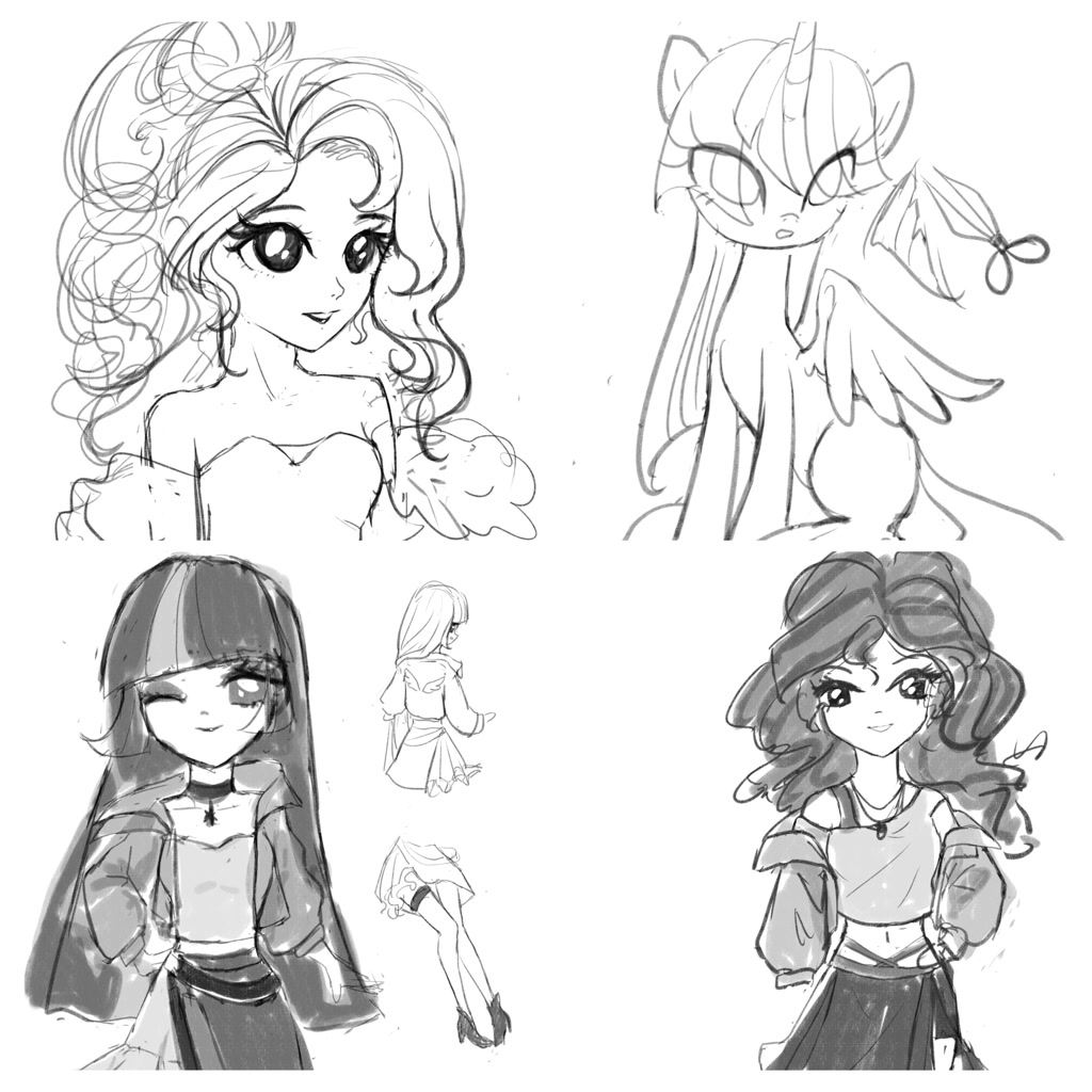 #3530086 - safe, fluttershy, sunset shimmer, twilight sparkle, alicorn ...