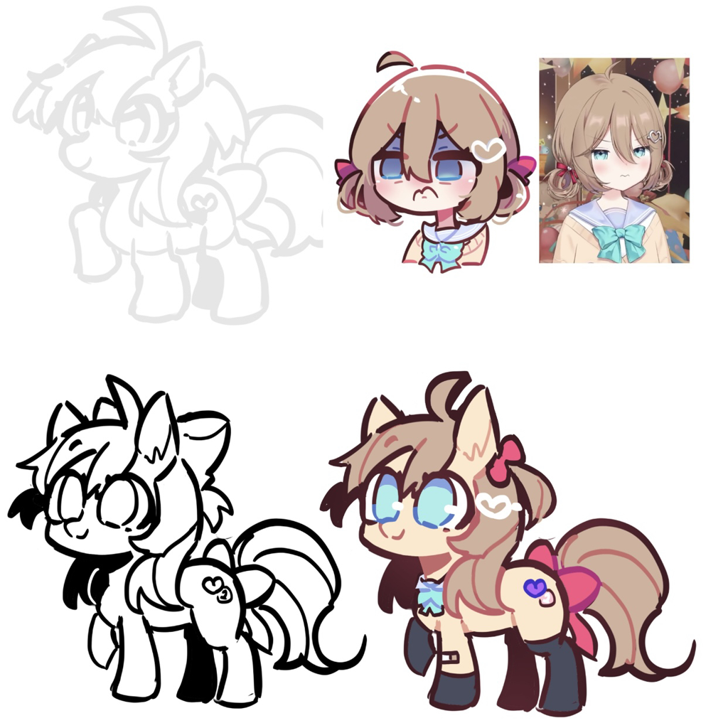 #3532348 - safe, artist:doris93hnt, oc, oc only, oc:neuro-sama, earth ...