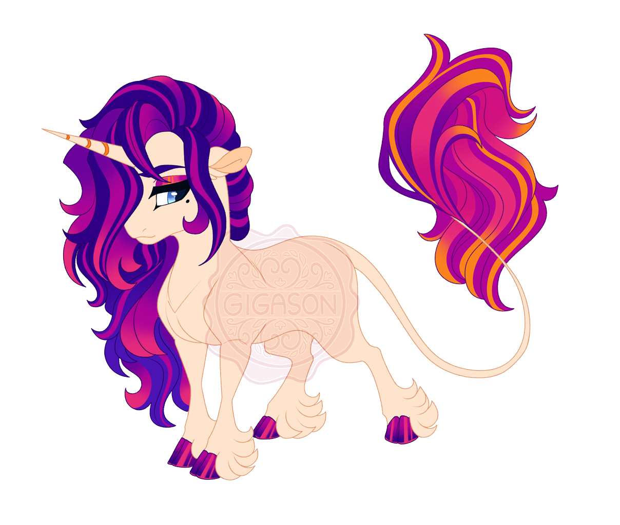 #3533691 - safe, artist:gigason, oc, oc only, oc:accent color, pony, unicorn, g4, absurd ...