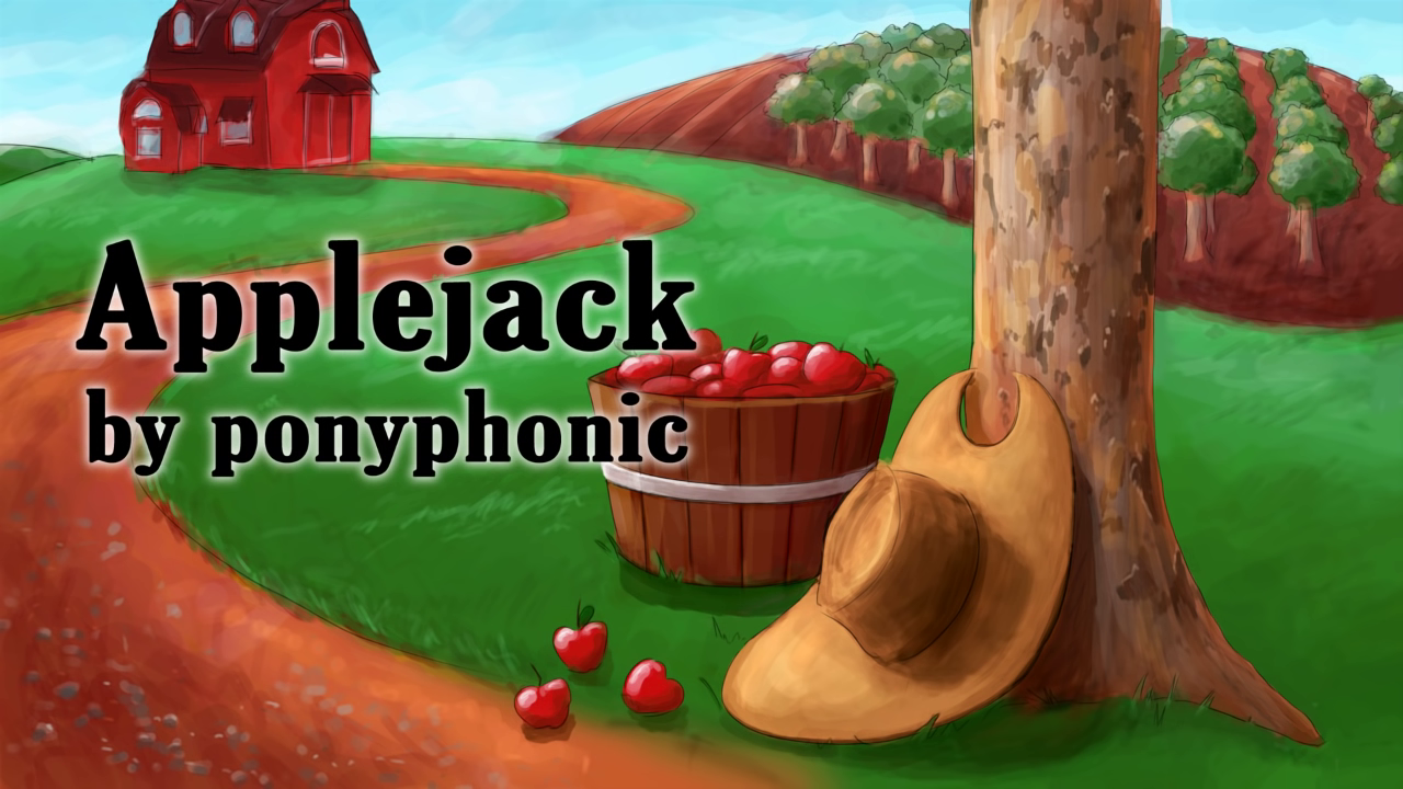 #3534608 - safe, g4, 2015, apple, applejack's hat, artifact, barn ...