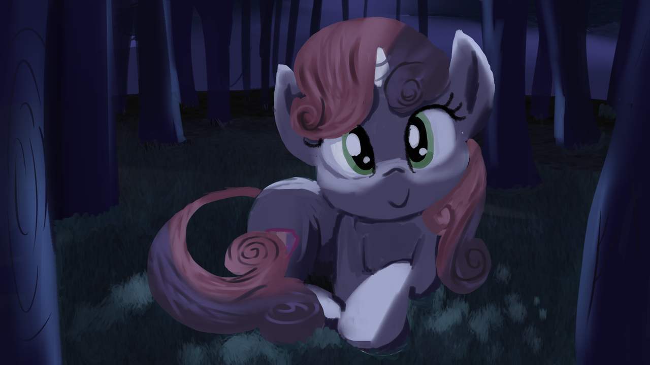 #3534925 - safe, artist:deiv_2008, sweetie belle, pony, unicorn, g4 ...
