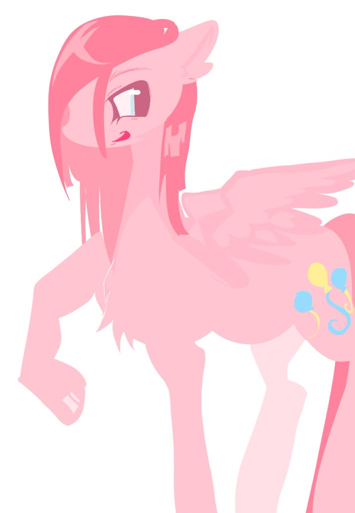 #3535568 - safe, artist:calmstate2, pinkie pie, pegasus, pony, g4, chest fluff, female, mare ...