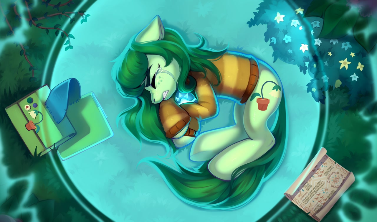 #3536246 - safe, artist:taneysha, wallflower blush, earth pony, pony, g4, clothes, crying ...