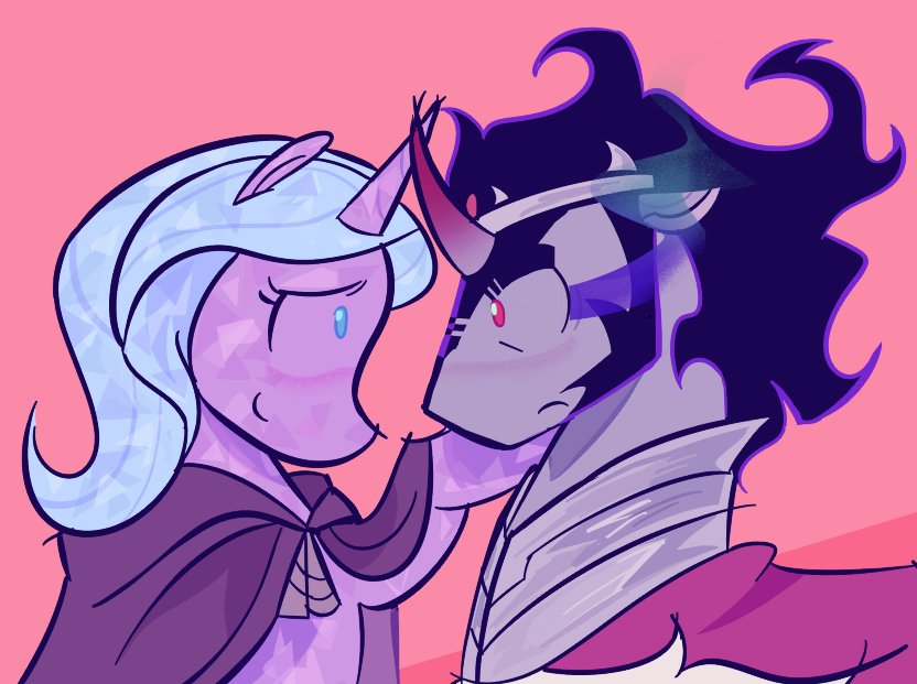 #3537488 - safe, artist:sunsetstriderr, king sombra, radiant hope, pony ...