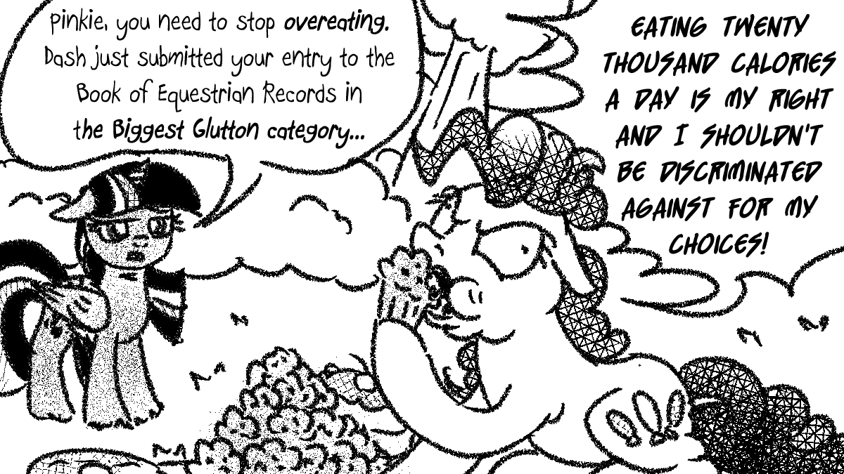 #3537500 - safe, artist:pony-berserker, pinkie pie, twilight sparkle ...