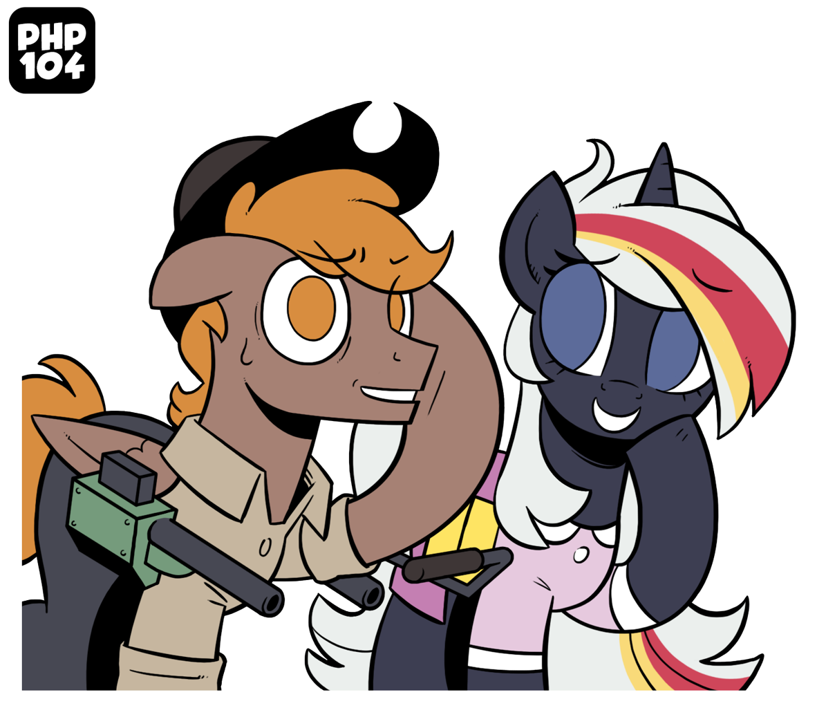#3537512 - safe, artist:php104, oc, oc only, oc:calamity, oc:velvet remedy, pegasus, pony ...