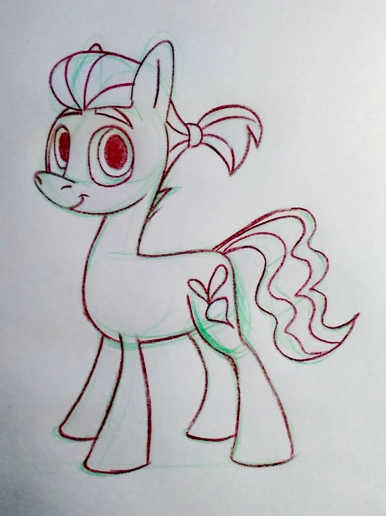 #3520117 - safe, artist:hyper radar, sprout cloverleaf, earth pony ...
