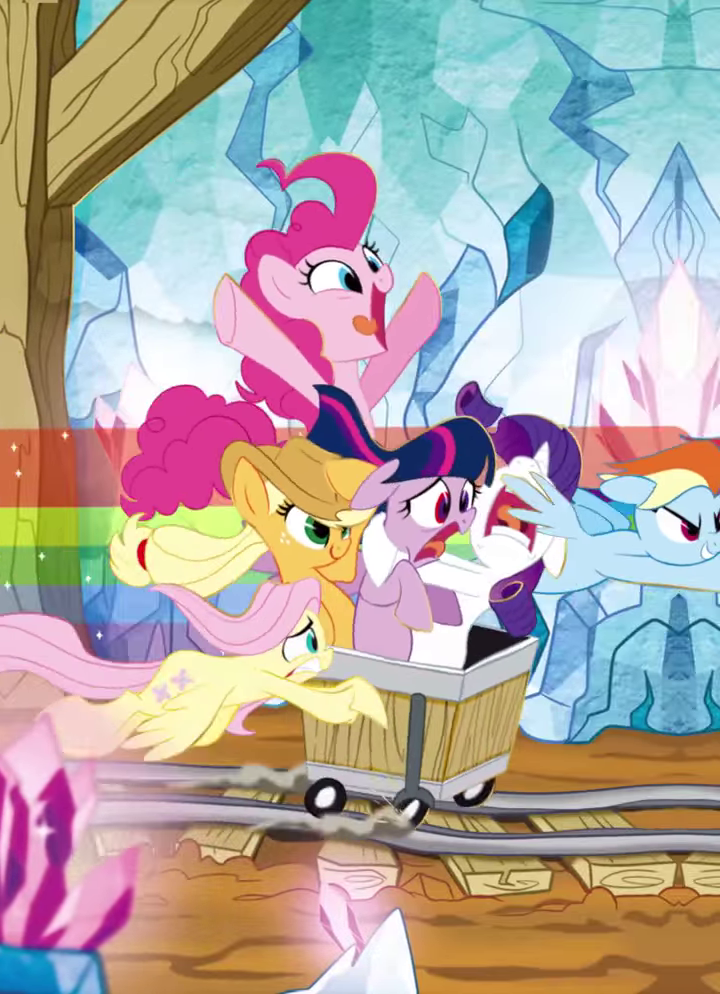 #3520320 - safe, idw, applejack, fluttershy, pinkie pie, rainbow dash ...