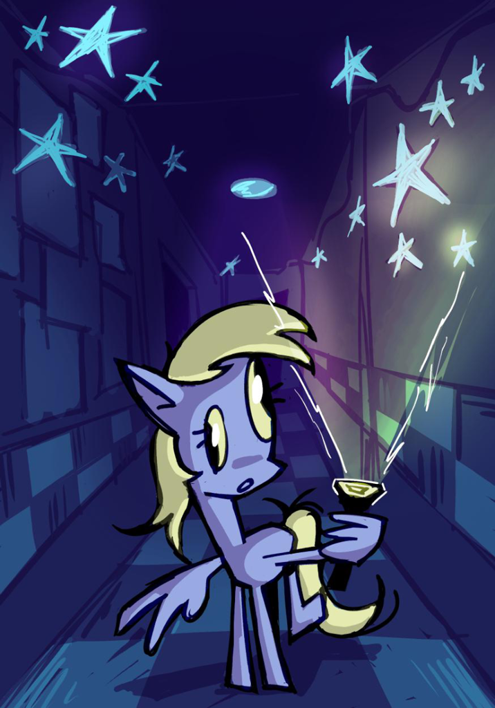 #3539284 - safe, artist:semisunnie, derpy hooves, pegasus, pony, g4 ...