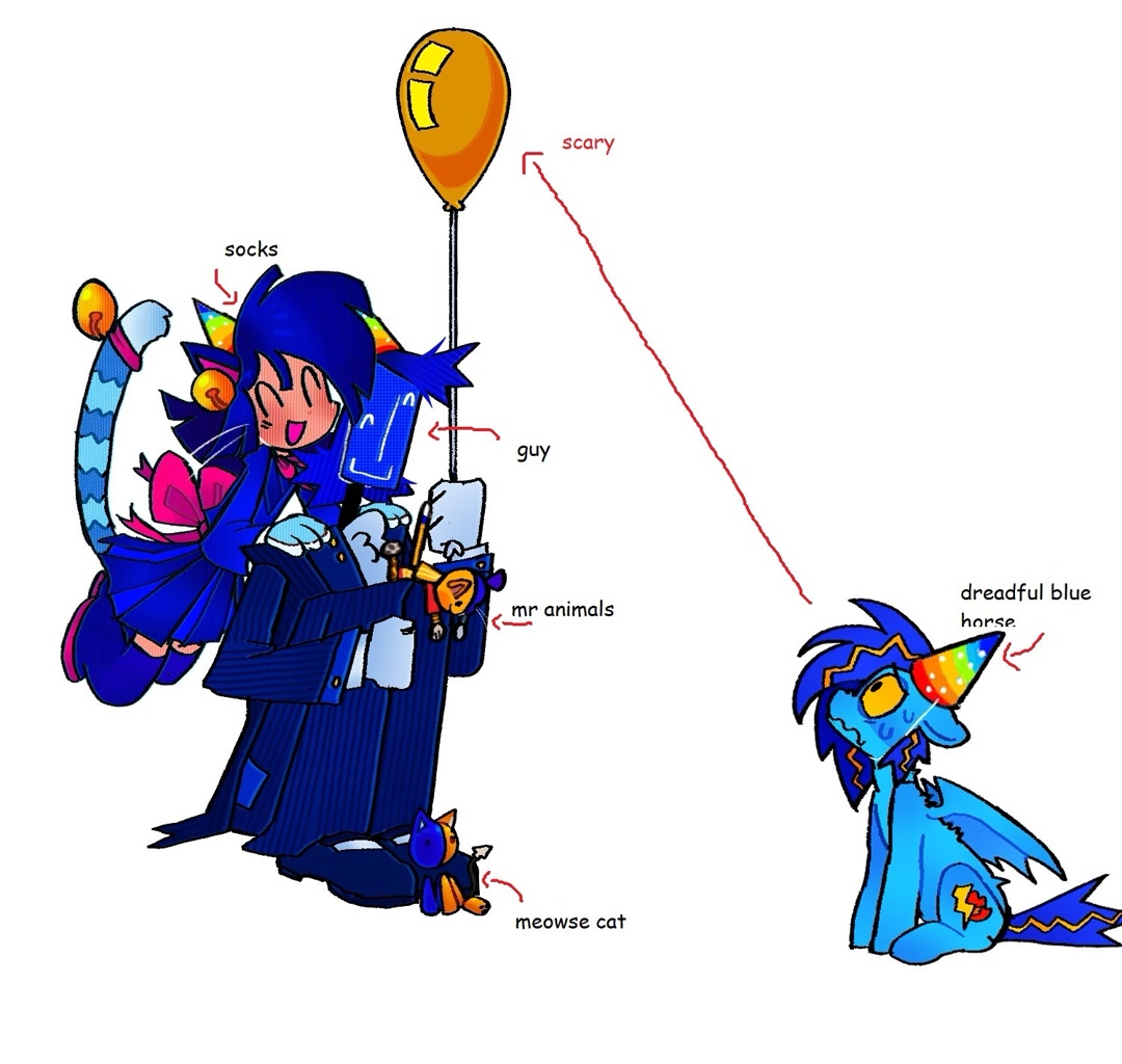 #3520878 - safe, artist:koidial, oc, oc only, oc:dreadful blue horse ...