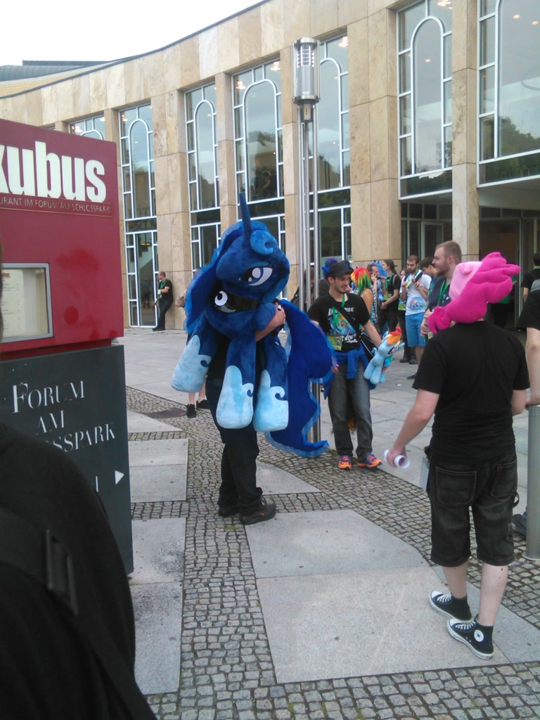 #3521249 - safe, princess luna, human, galacon, g4, 2014, irl, irl ...