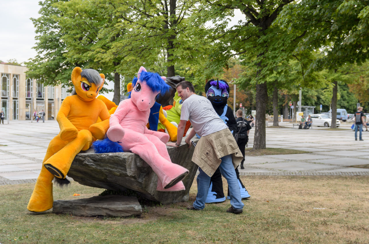 #3522188 - safe, artist:atalonthedeer, daring do, firefly, nightmare moon, oc, oc:croc pony, oc ...