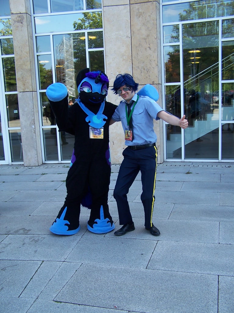 #3522724 - safe, nightmare moon, soarin', human, galacon, g4, 2015 ...