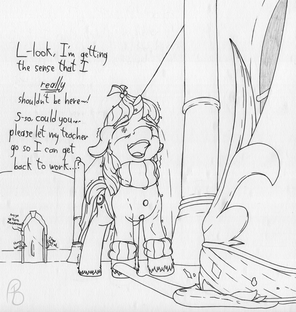 #3703891 - safe, artist:parallel black, moondancer, nightmare moon ...