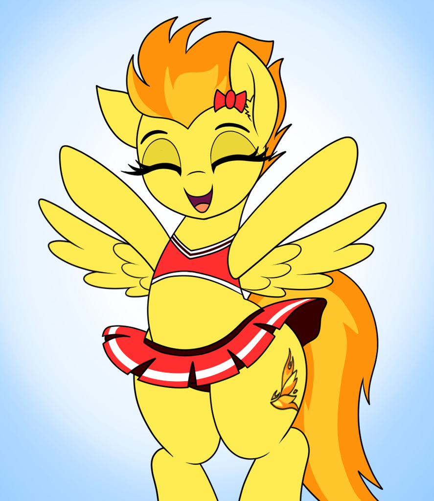 #3735820 - safe, artist:vomitvomiting, spitfire, pegasus, pony, g4 ...