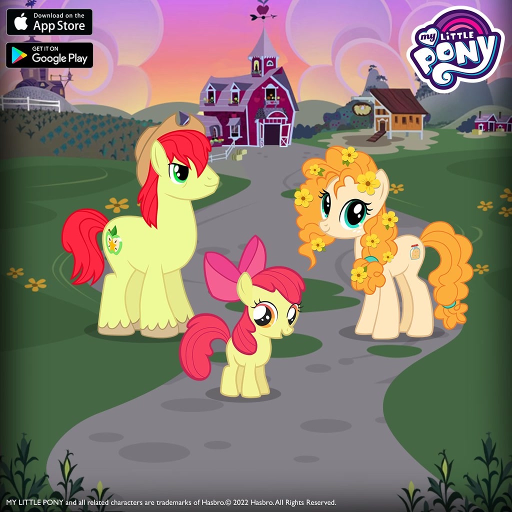 #3736995 - safe, gameloft, apple bloom, bright mac, pear butter, earth ...